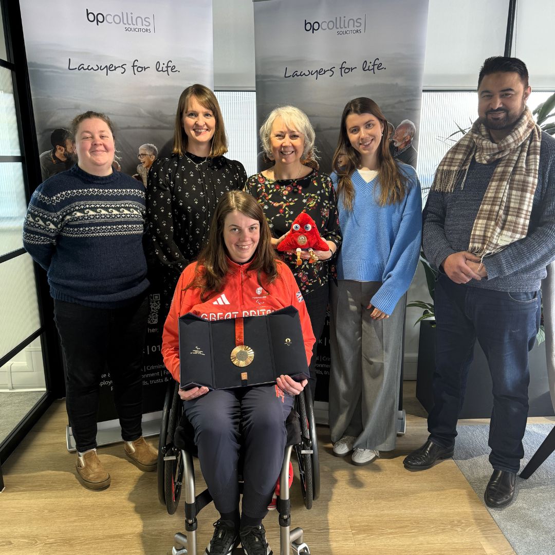 B P Collins supports Paralympic bronze medallist in bid to reach 2028 ...